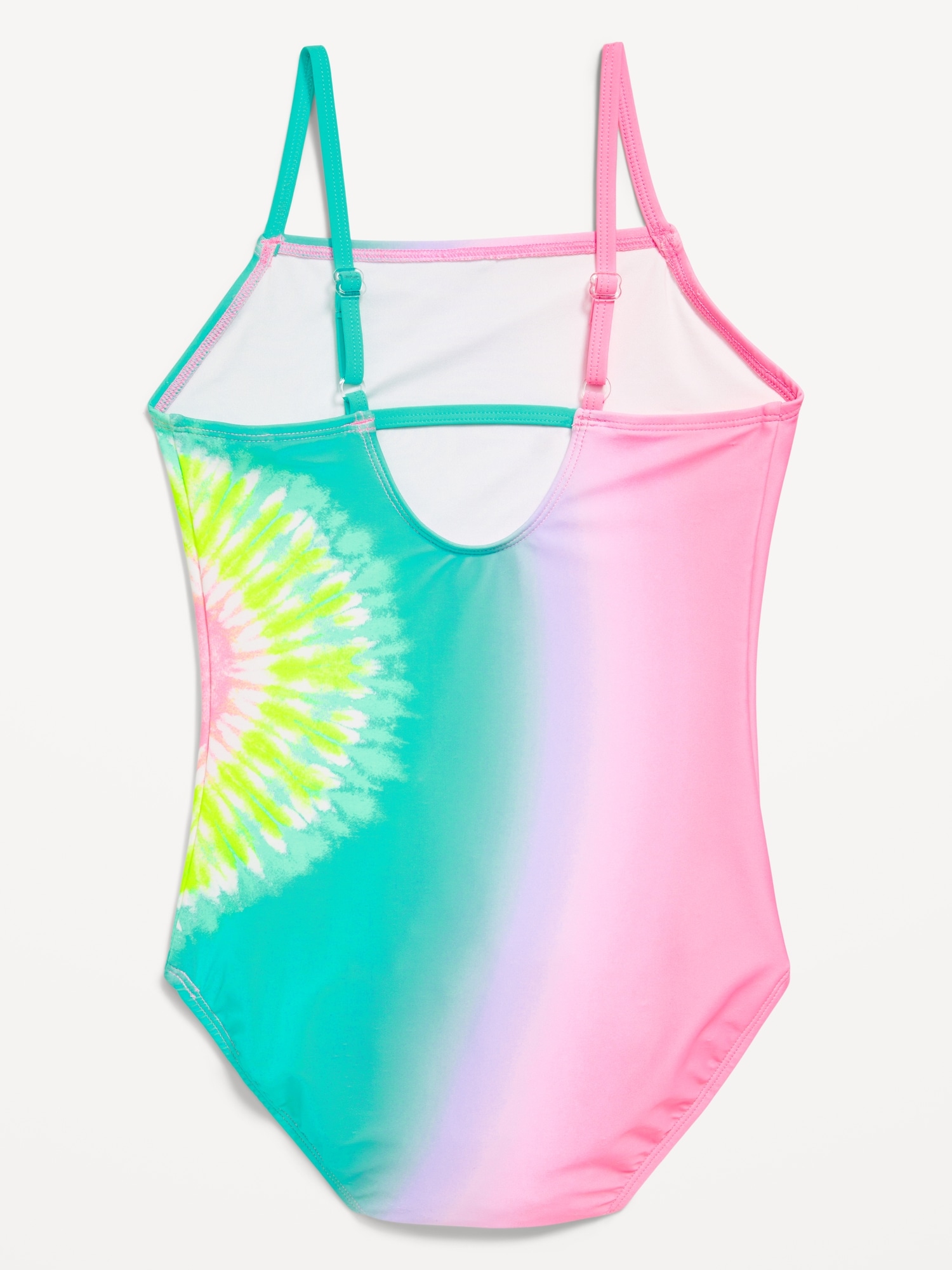 Printed Back-Cutout One-Piece Swimsuit for Girls | Old Navy