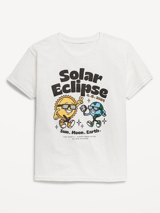 Mad Engine™ Solar Eclipse Gender-Neutral Graphic T-Shirt for Kids | Old ...