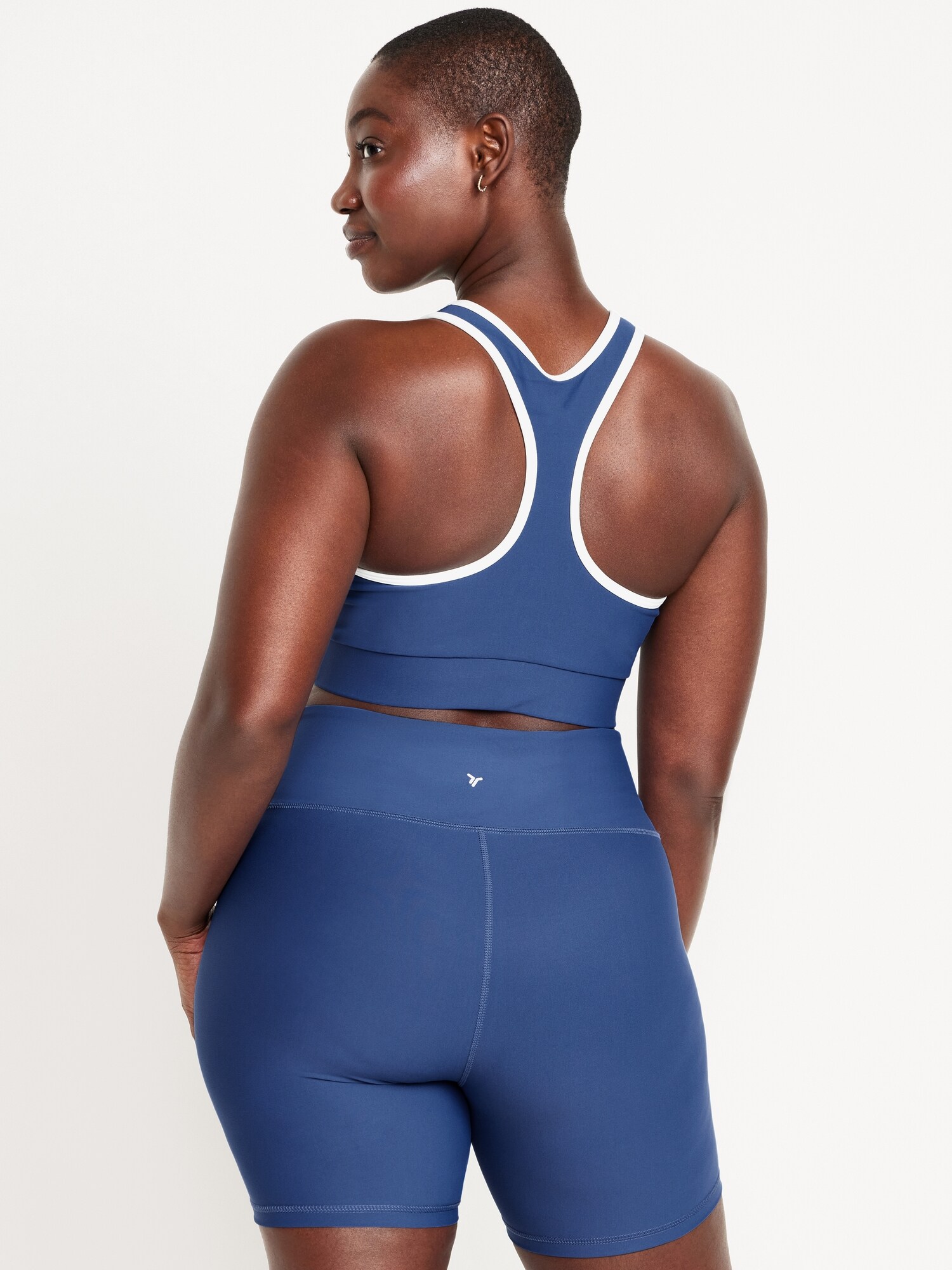 Medium Support PowerSoft Racerback Sports Bra | Old Navy