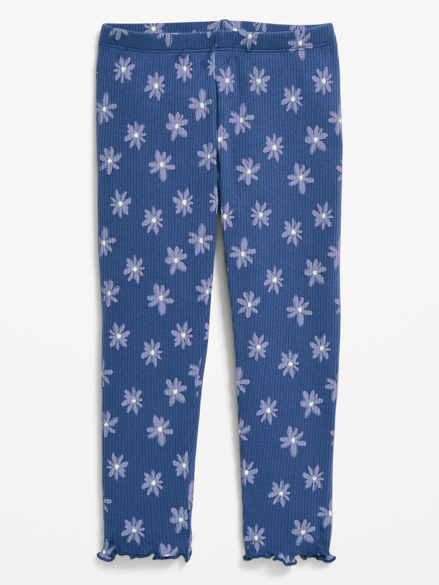 Full Length Lettuce Edge Leggings For Toddler Girls Old Navy