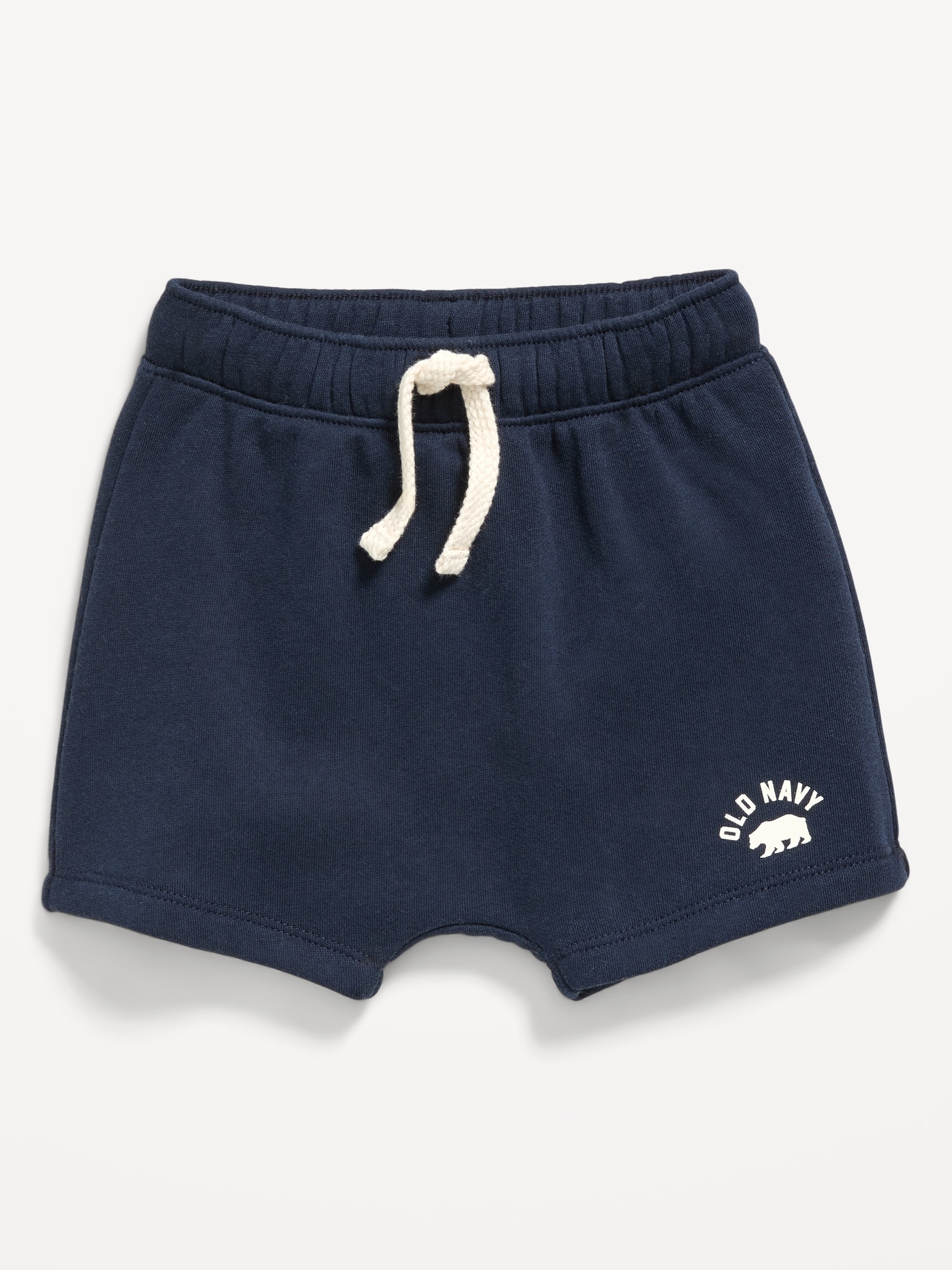 Printed Logo-Graphic Fleece Shorts for Baby | Old Navy